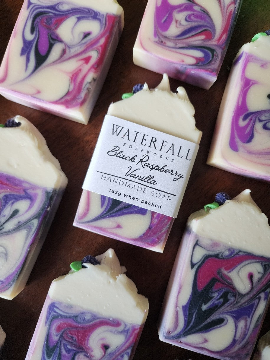 Black Raspberry Vanilla Handmade Soap – Waterfall Soapworks